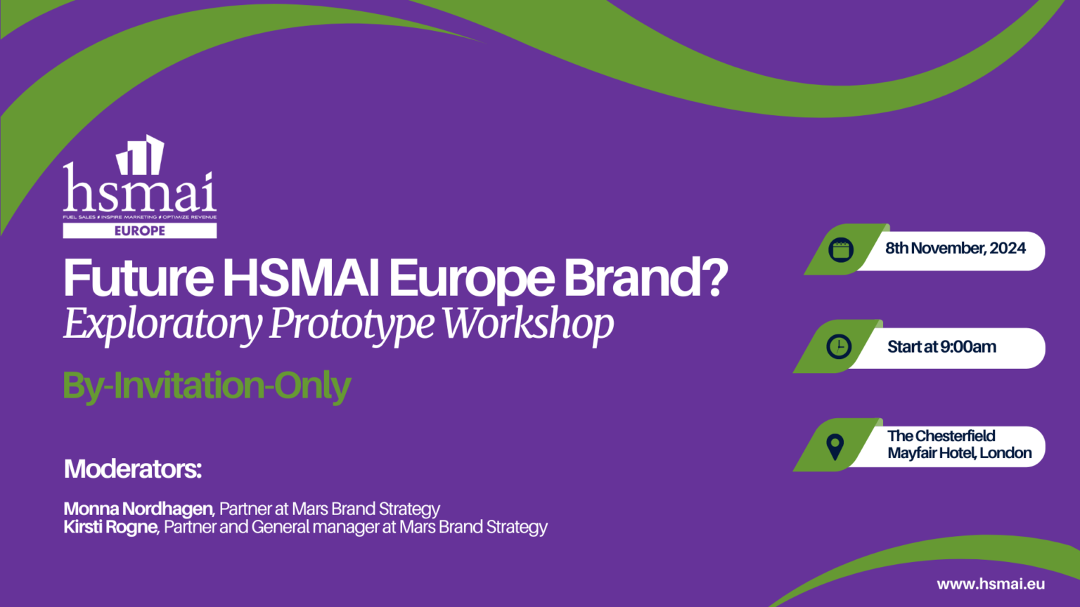 (By-invitation-only) Future of the HSMAI Europe Brand? – Exploratory ...